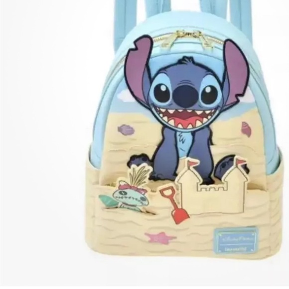 Loungefly | Bags | Disney Parks Loungefly Stitchscrump Beach Day Sand ...